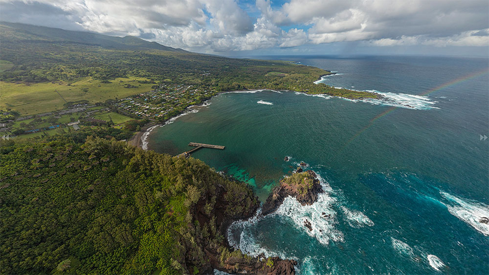 Hana Aerial Panoramas. Click to Enter